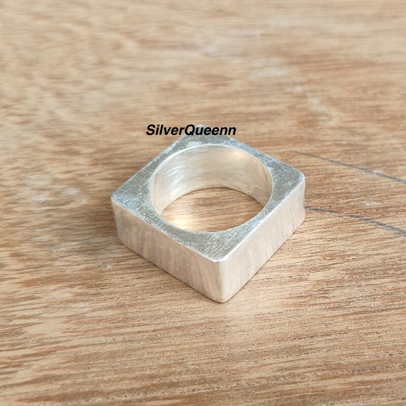 Square Band Ring - Etsy