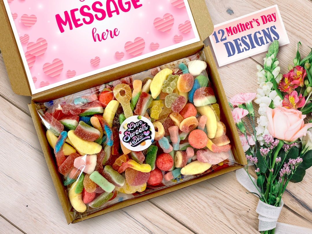 Mothers Day Sweet Box, Mom Gift New Home Welcome Home Pick N Mix Made ...