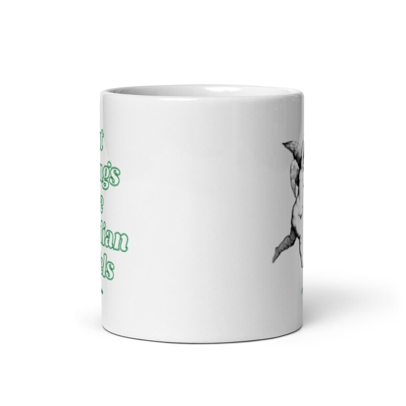 Gut Feelings Are Guardian Angels Mug Guardian Angel Ceramic Mug Signs ...