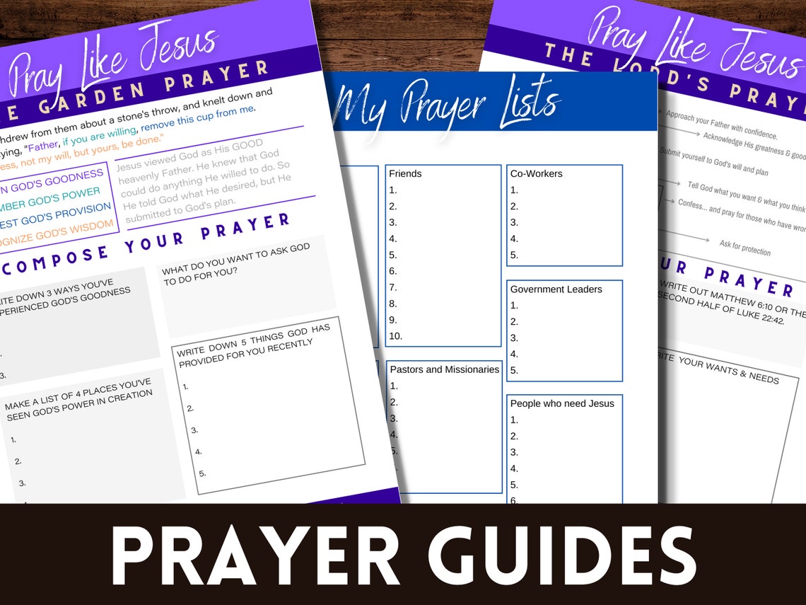 Spiritual Growth Starter Pack Printable Bible Study, Prayer, Gratitude ...