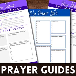 Spiritual Growth Starter Pack Printable Bible Study, Prayer, Gratitude Prompts, and More. Use ...