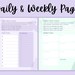 Christian Planner Pages | Daily and Weekly | Printable and Digital ...