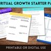 Spiritual Growth Starter Pack Printable Bible Study, Prayer, Gratitude ...