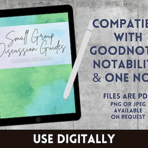 17 Printable Small Group Discussion Guides From the Gospel of John ...