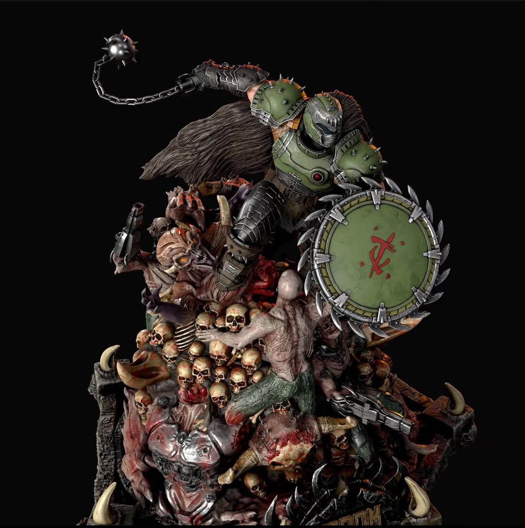 Doom Dark Ages Figure Diorama Resin Game - Etsy UK