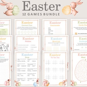 Easter Games for Kids Easter Party Games Bundle Easter Egg Activities ...