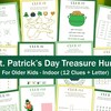 Leprechaun Scavenger Hunt for Kids Saint Patricks Day Treasure Hunt ...