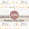 Daily Routine Cards Visual Schedule Toddler Routine Chart for Kids ...