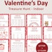 Valentine's Day Scavenger Hunt for Kids Valentine Gift Indoor Hunt ...
