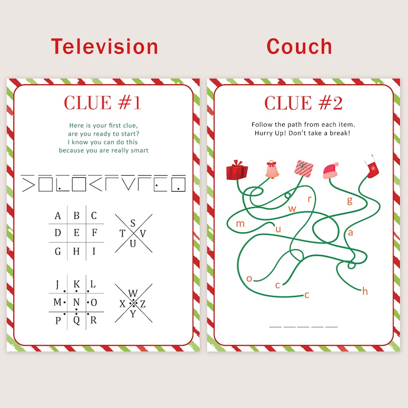 Christmas Scavenger Hunt for Older Kids Holiday Scavenger Hunt Teens ...