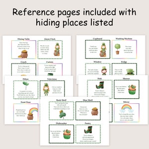 St Patricks Day Scavenger Hunt for Kids Leprechaun Indoor Treasure Hunt ...