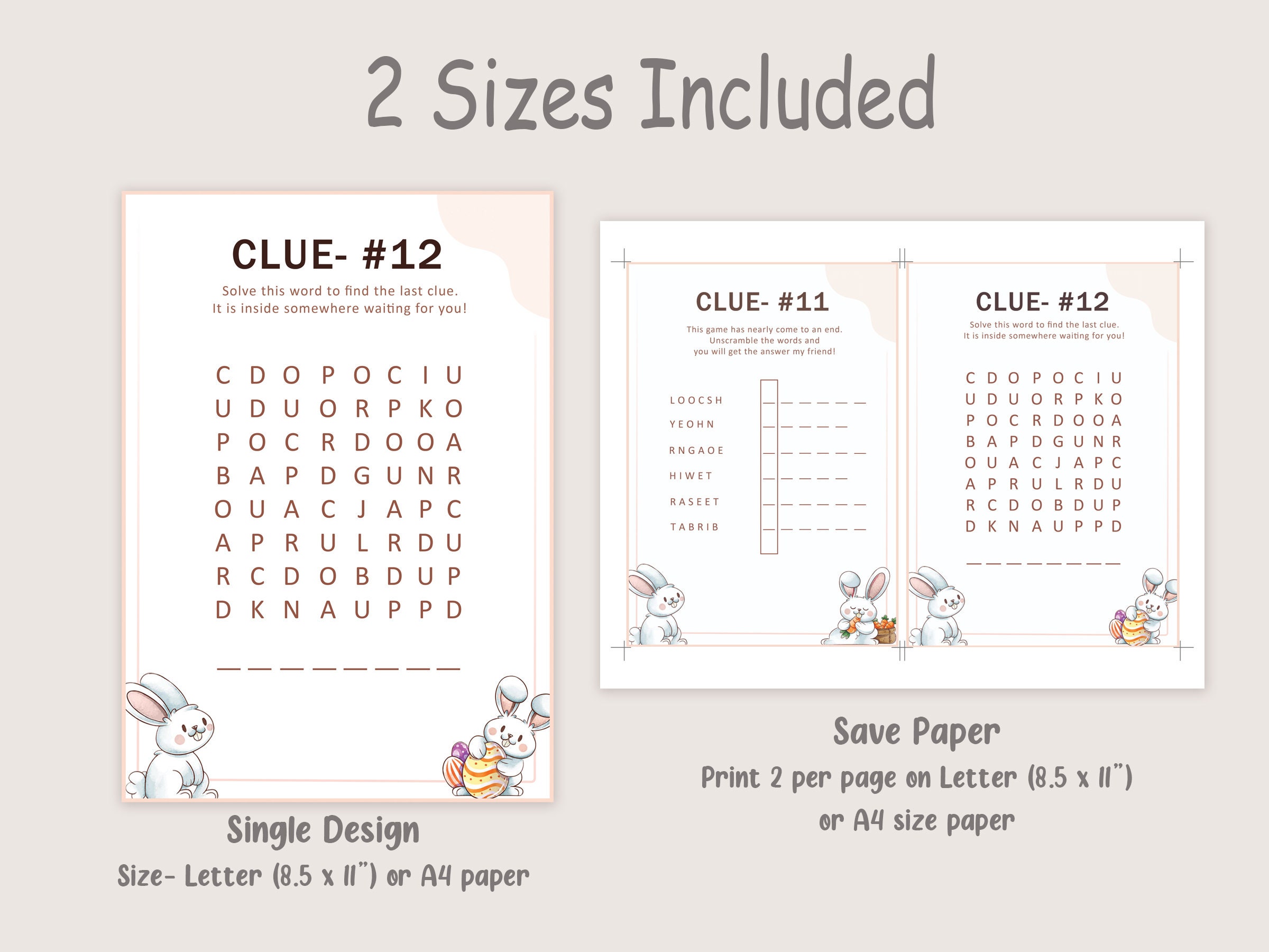 Easter Scavenger Hunt for Teens Easter Hunt Clues Older Kids - Etsy