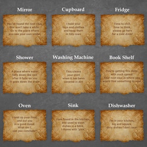 Scavenger Hunt for Kids Indoor Birthday Treasure Hunt Clues Birthday ...