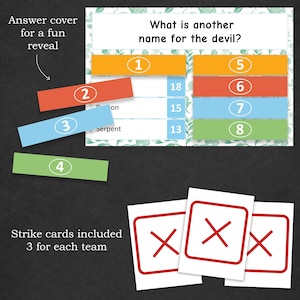 Bible Friendly Feud Quiz Christian Family Feud Game Church Party Survey ...