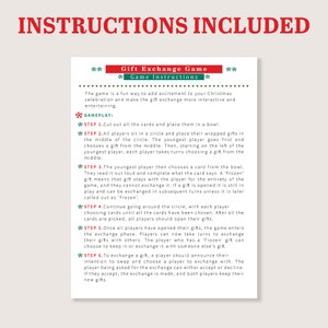 Christmas Gift Exchange Game Christmas Games White Elephant Gift ...