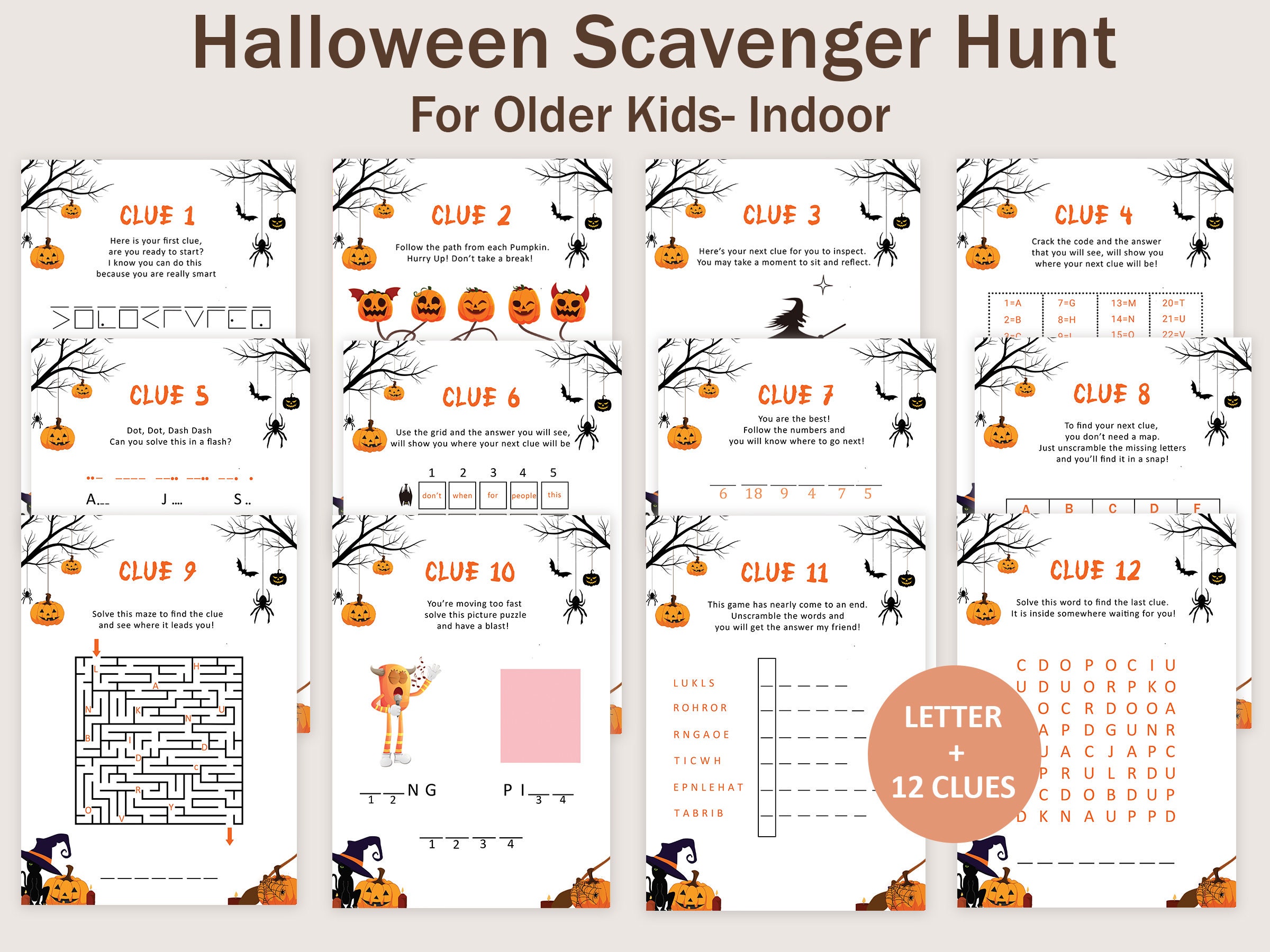 Halloween treasure hunt store