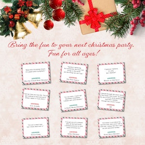 Christmas Name the Movie Game Christmas Party Game Guess the Movie Quiz ...