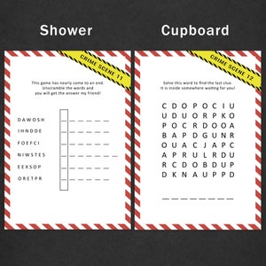 Detective Scavenger Hunt for Older Kids Spy Birthday Treasure Hunt ...