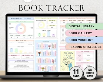 2025 Ultimate Reading Spreadsheet, Google Sheets Template, Reading ...