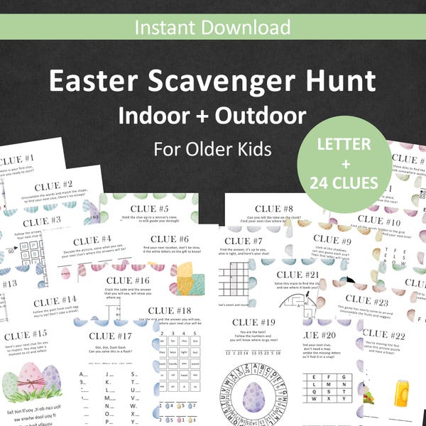 Easter Scavenger Teen - Etsy UK