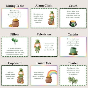 St Patricks Day Scavenger Hunt for Kids Leprechaun Indoor Treasure Hunt ...