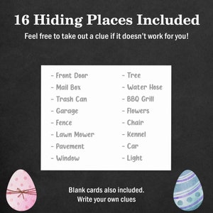 Easter Egg Treasure Hunt for Kids Easter Scavenger Hunt Teens Easter ...