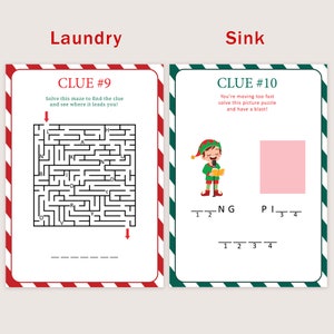 Christmas Scavenger Hunt for Older Kids Holiday Scavenger Hunt Indoor ...