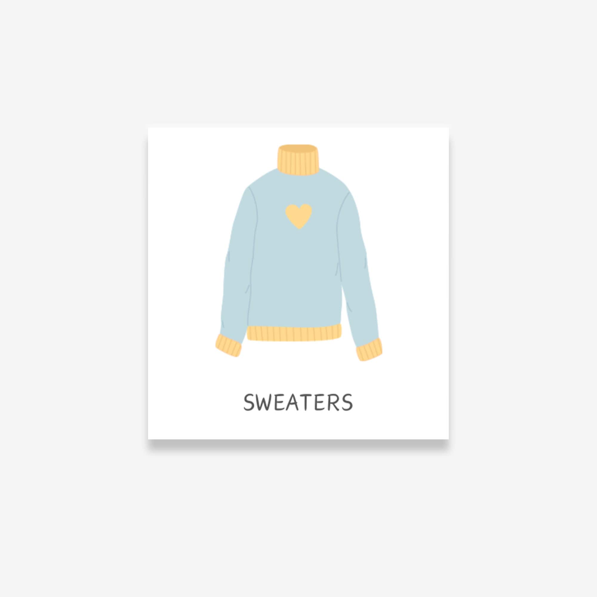 Kids Dresser Labels Closet Labels Clothing Drawer Wardrobe Stickers ...