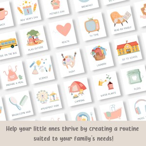 Daily Routine Cards Toddler Routine Chart Daily Rhythm Visual Schedule ...