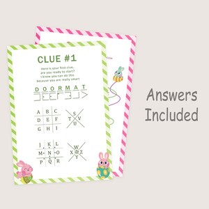 Easter Scavenger Hunt for Teens Easter Egg Hunt Clues Outdoor Easter ...