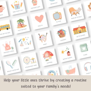Daily Routine Cards Toddler Editable Routine Chart Daily Rhythm Visual ...