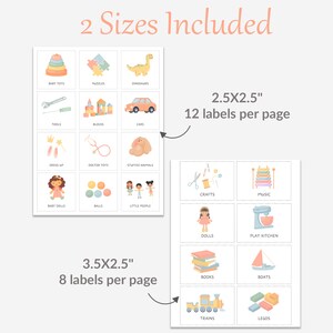 Toy Bin Labels Playroom Label Trofast Organization Toy Storage Box ...