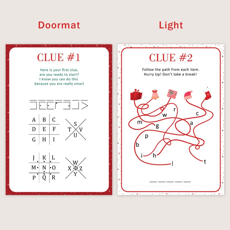 Christmas Scavenger Hunt for Older Kids Holiday Scavenger Hunt Teens ...