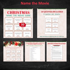 Christmas Game Bundle Christmas Games for Adults Kids Christmas Party ...