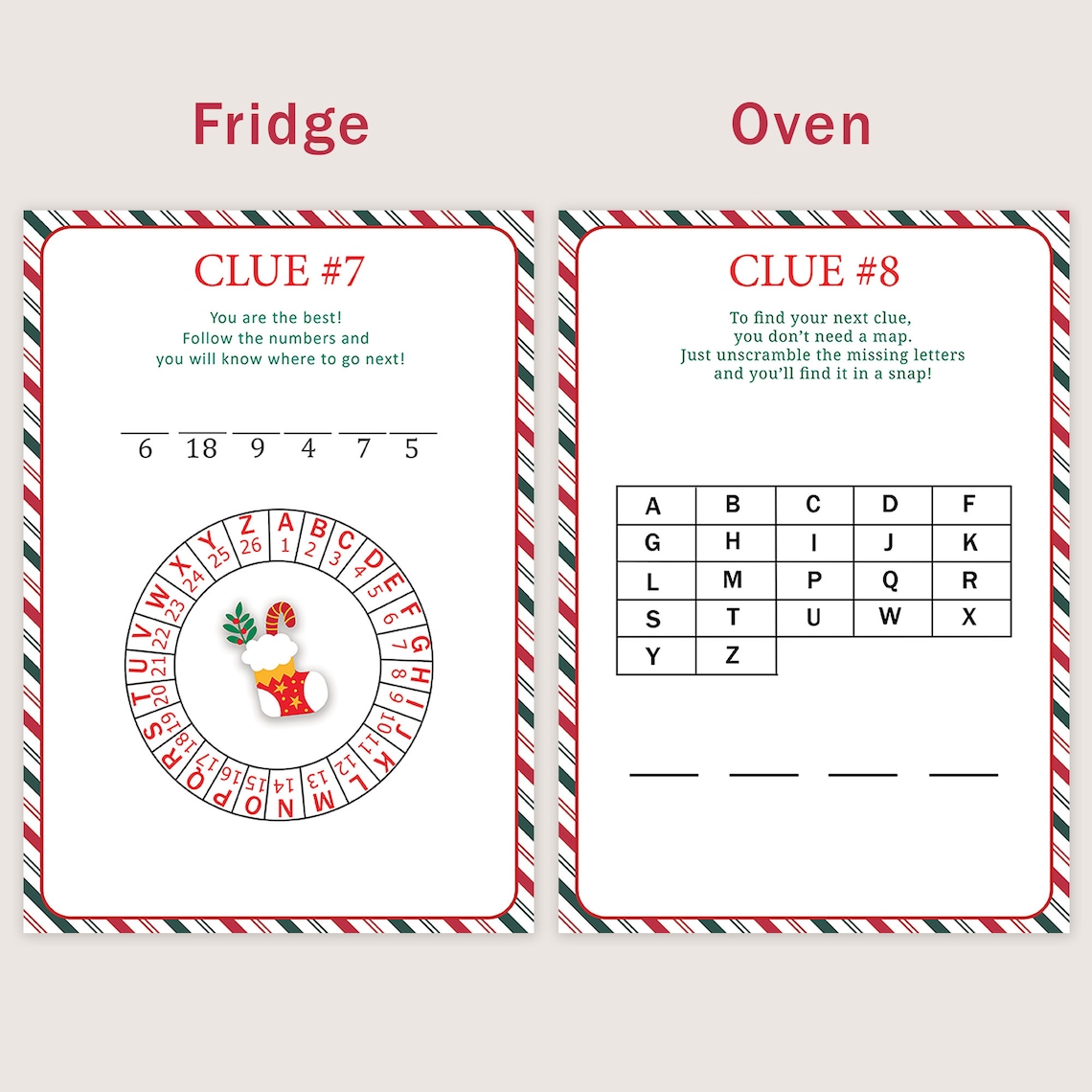 Christmas Scavenger Hunt for Older Kids Holiday Scavenger Hunt Teens ...