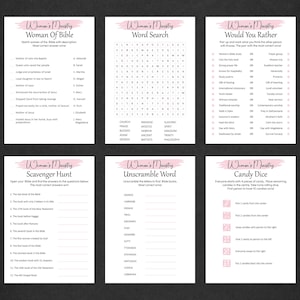 Women's Ministry Games Bible Games Christian Women Retreat Quiz Trivia ...
