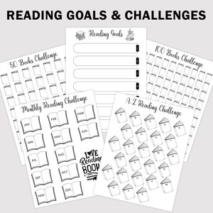 Book Reading Journal Reading Planner Bundle Book Tracker Reading ...