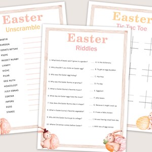 Easter Games for Kids Easter Party Games Bundle Easter Egg Activities ...