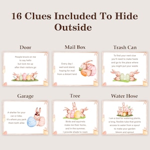 Easter Egg Scavenger Hunt for Kids Easter Treasure Hunt Outdoor Easter ...