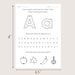 Letter of the Week Worksheets 26 Day Alphabet Busy Book Preschool ...