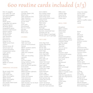 Weekly Calendar Toddler Weekly Planner Kids Routine Chart Cards Visual ...