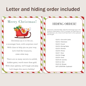 Christmas Scavenger Hunt for Older Kids Holiday Scavenger Hunt Teens ...