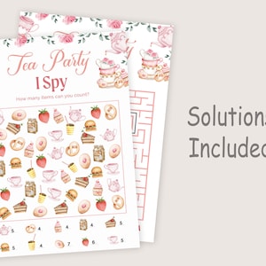 Tea Party Games for Girls Tea Party Birthday Games Kids Tea Party ...