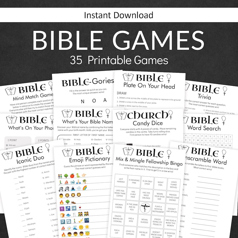 Bible Games - Etsy