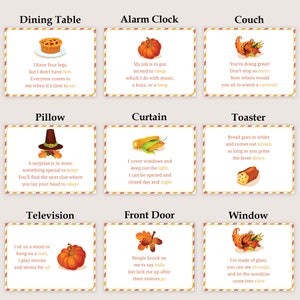 Thanksgiving Scavenger Hunt for Kids Indoor Treasure Hunt Clues Turkey ...