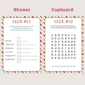 Christmas Scavenger Hunt for Older Kids Holiday Scavenger Hunt Teens ...