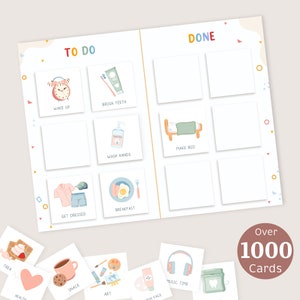 To Do Chart Toddler Daily Routine Cards Routine Chart Daily Rhythm ...