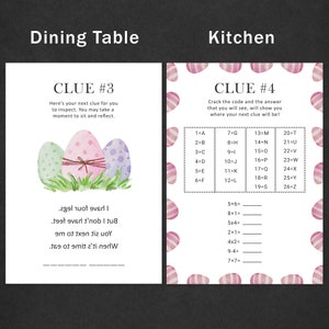 Easter Egg Hunt Clues Easter Scavenger Hunt for Teens Easter Bunny ...