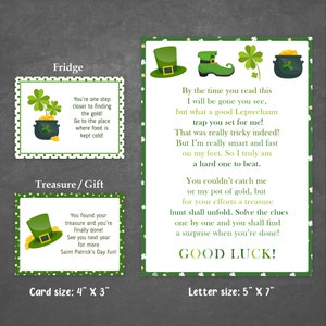 St Patricks Day Scavenger Hunt for Kids St Pattys Day Treasure Hunt ...