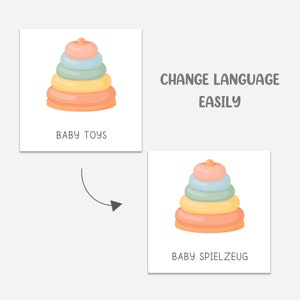 Toy Bin Storage Labels Playroom Organization Toy Trofast Kids Visual ...